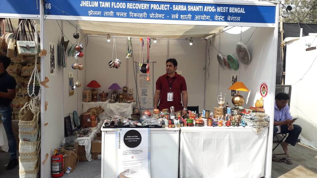 JTFRP stall at KGAF Master artisan Vilayat Ali at KGAF
